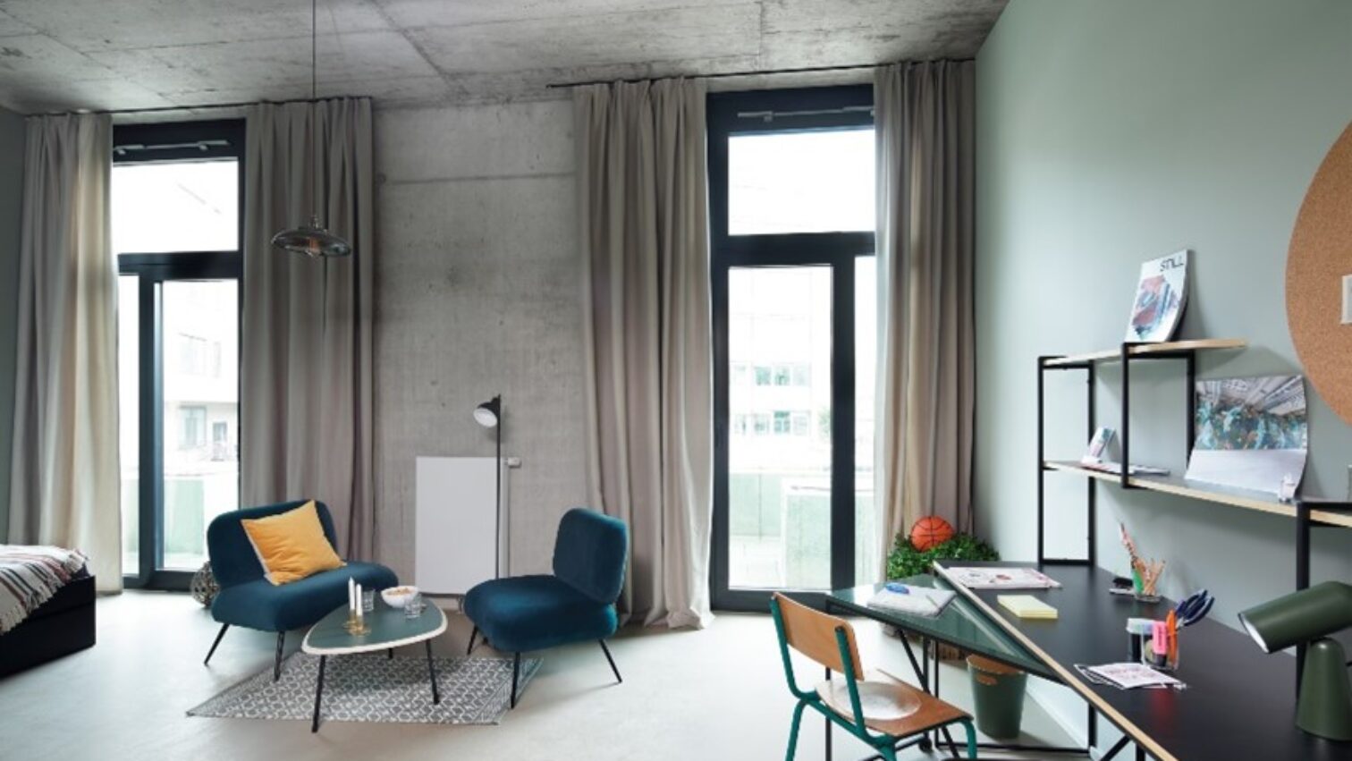 Neon Wood Student Housing